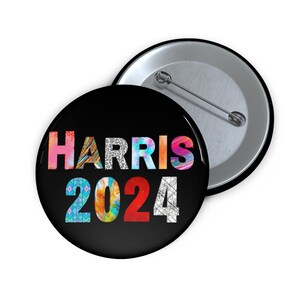 Harris 2024 Buttons, Kamala Harris for President, Political Button Pin ...