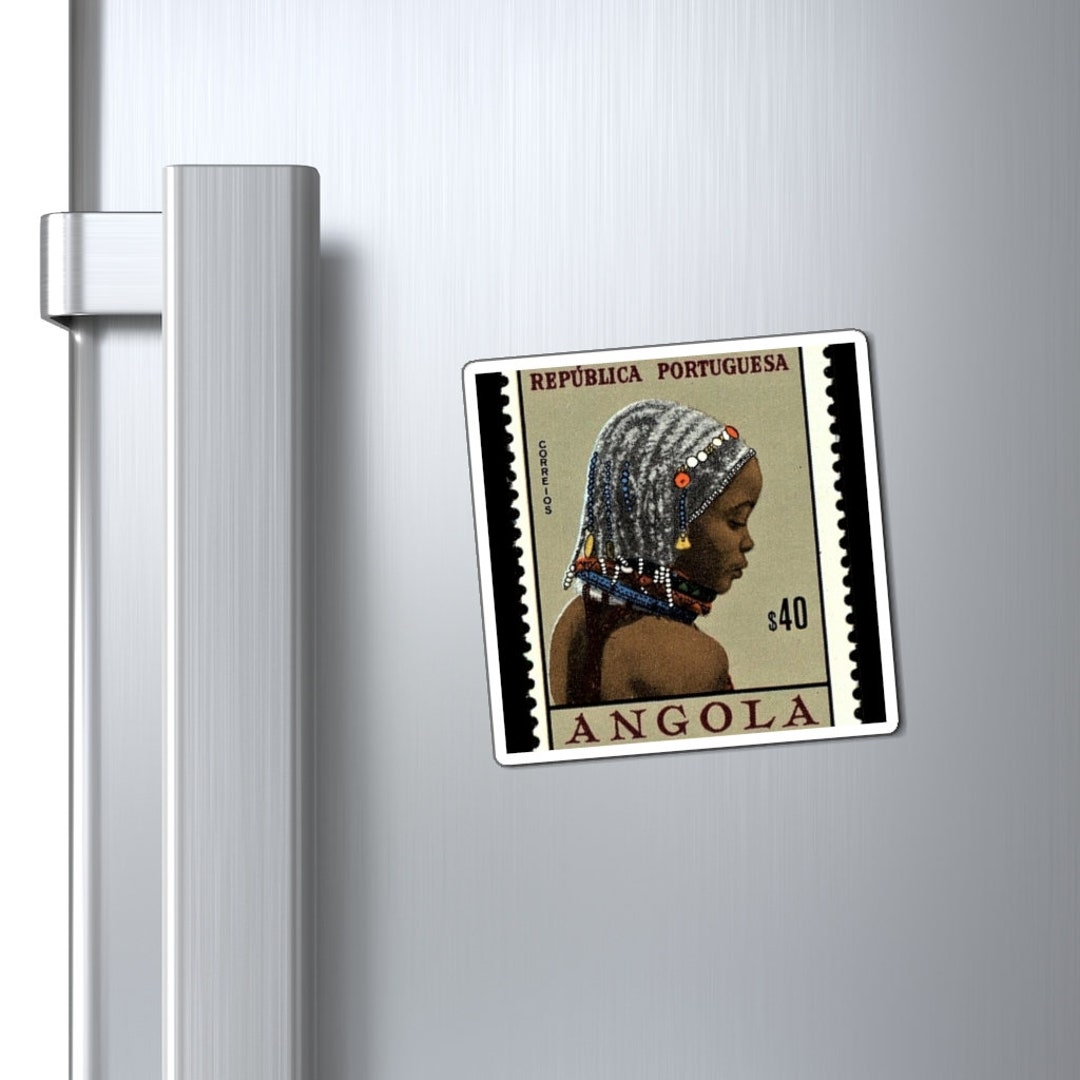 Angola Postage Stamp Magnet Decal, Magnet Art, Magnet Décor, Magnet ...