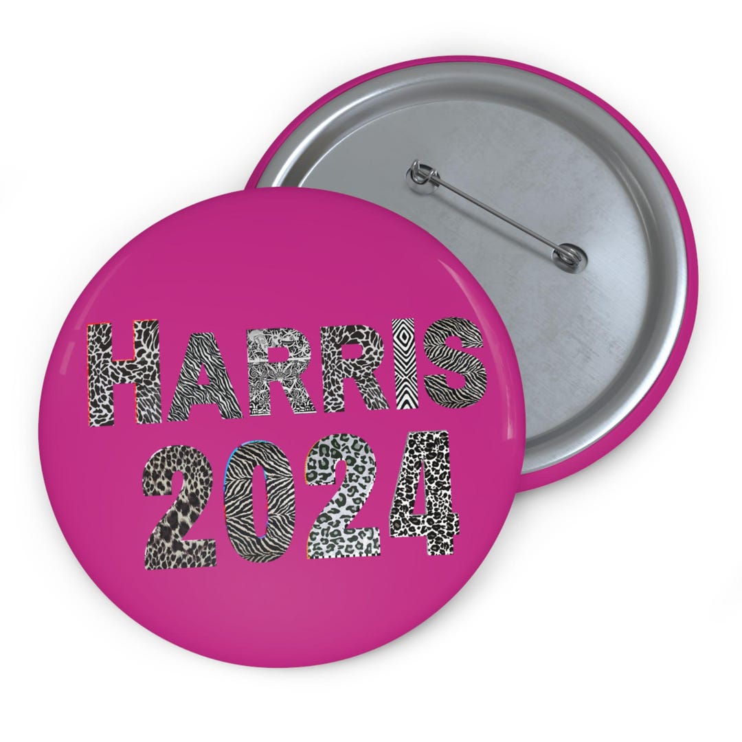 Harris 2024 Buttons, Kamala Harris for President, Political Button Pin ...
