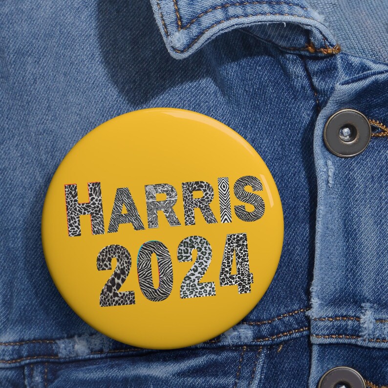 Harris 2024 Buttons, Kamala Harris for President, Political Button Pin ...