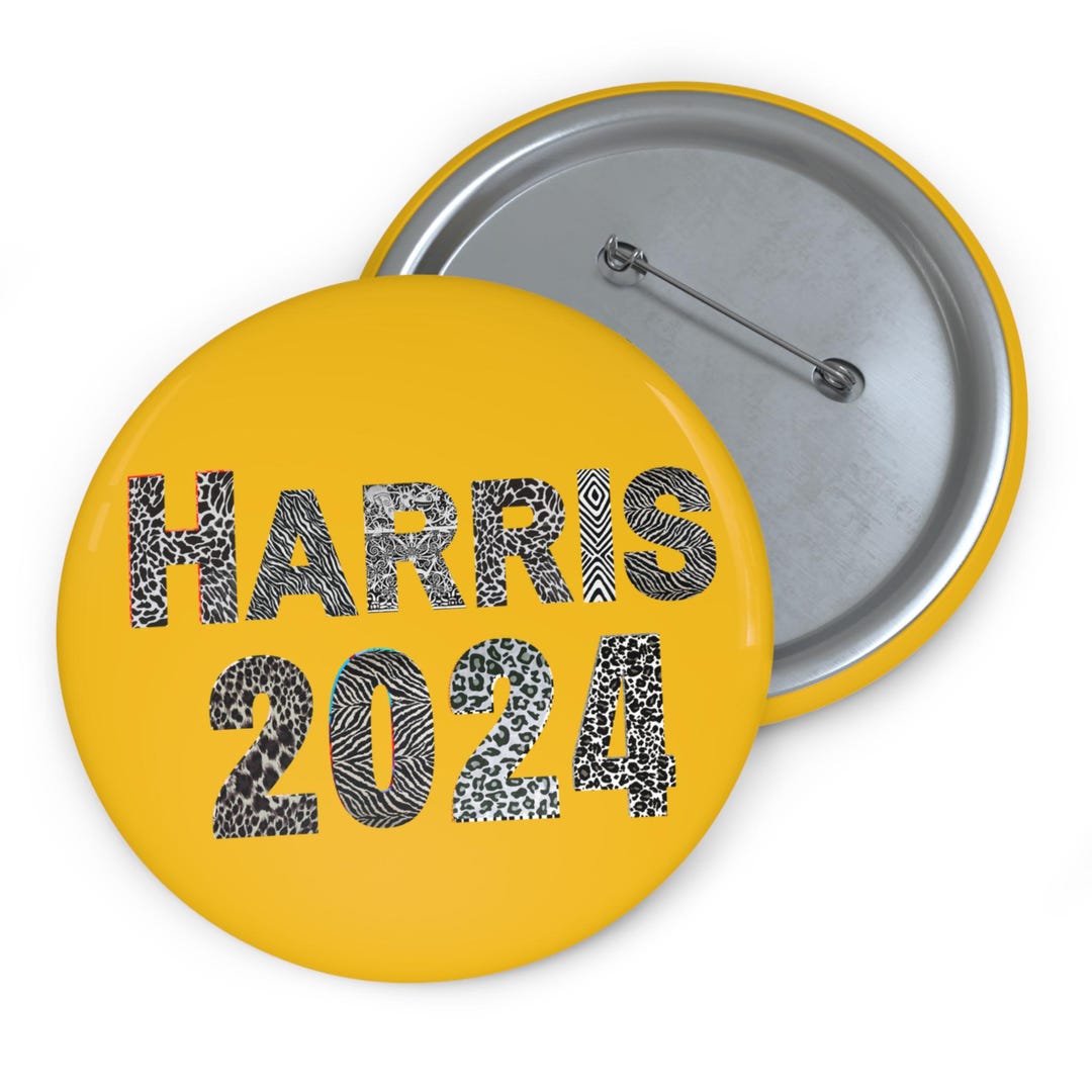 Harris 2024 Buttons, Kamala Harris for President, Political Button Pin ...