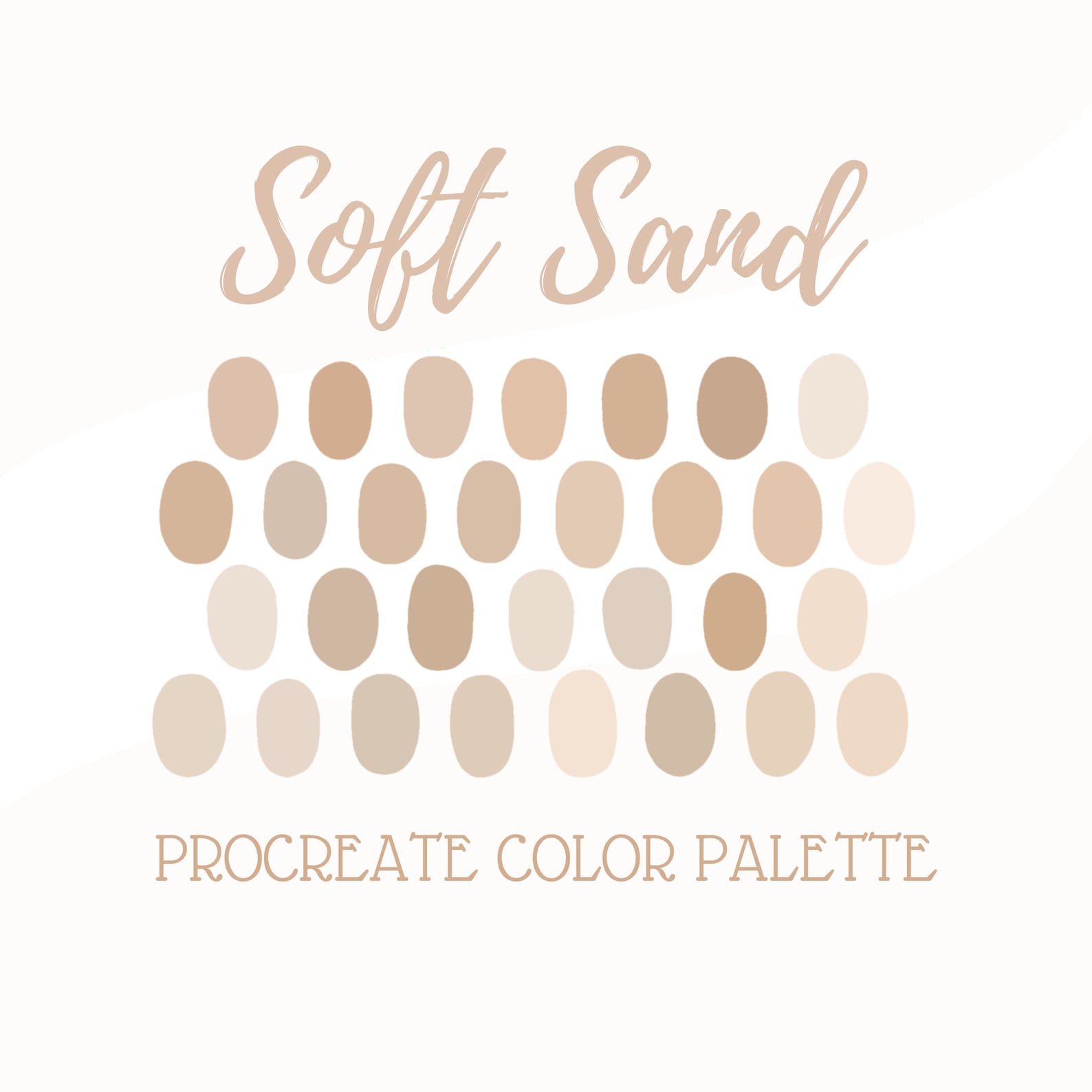 Procreate Color Palette Sabbia soffice - Etsy Italia