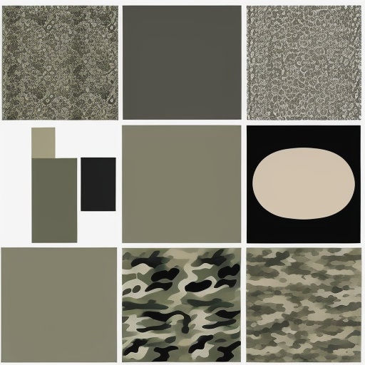 Procreate Color Palette - Army Camouflage - Etsy