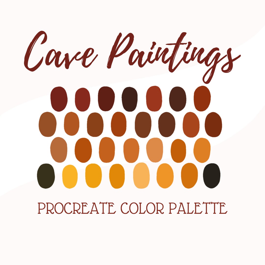 Procreate Color Palette - Cave Paintings - Etsy