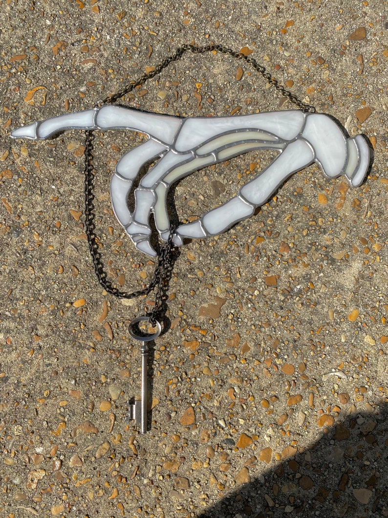 Skeleton Hand With Skeleton Key - Etsy