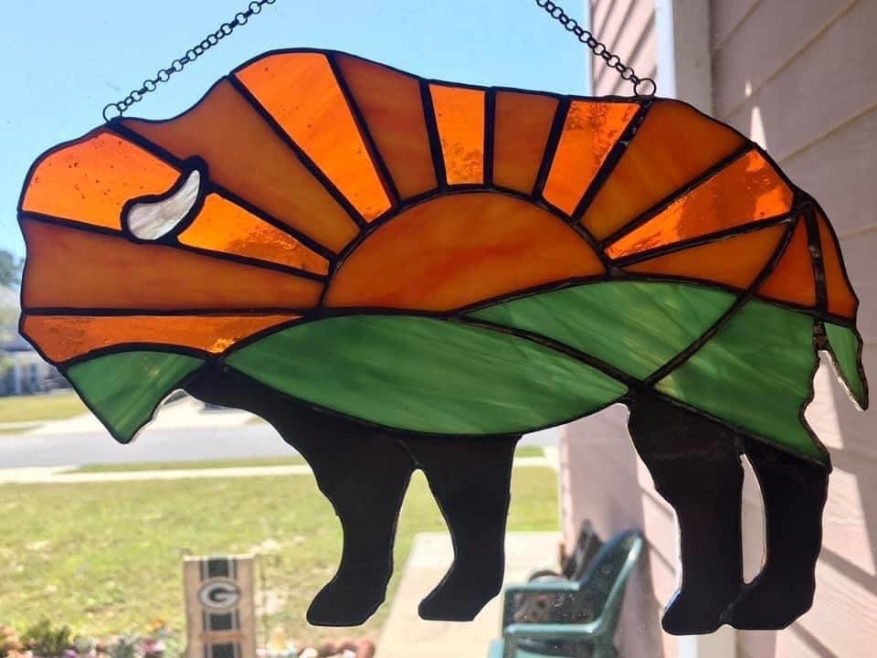 Buffalo Sunset on the Prairie - Etsy