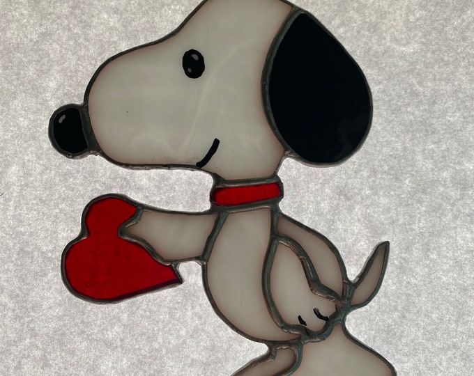 Snoopy With Heart - Etsy
