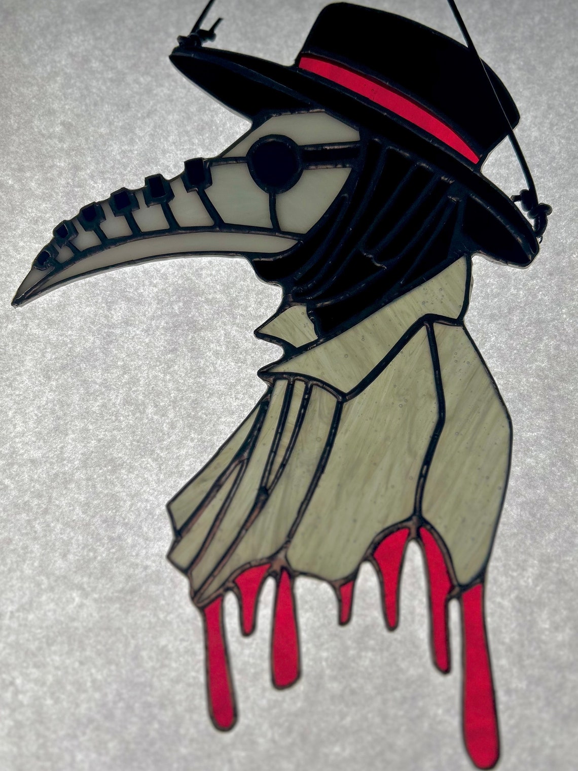 Stained Glass Plague Doctor - Etsy
