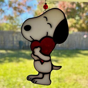 Snoopy With Heart - Etsy