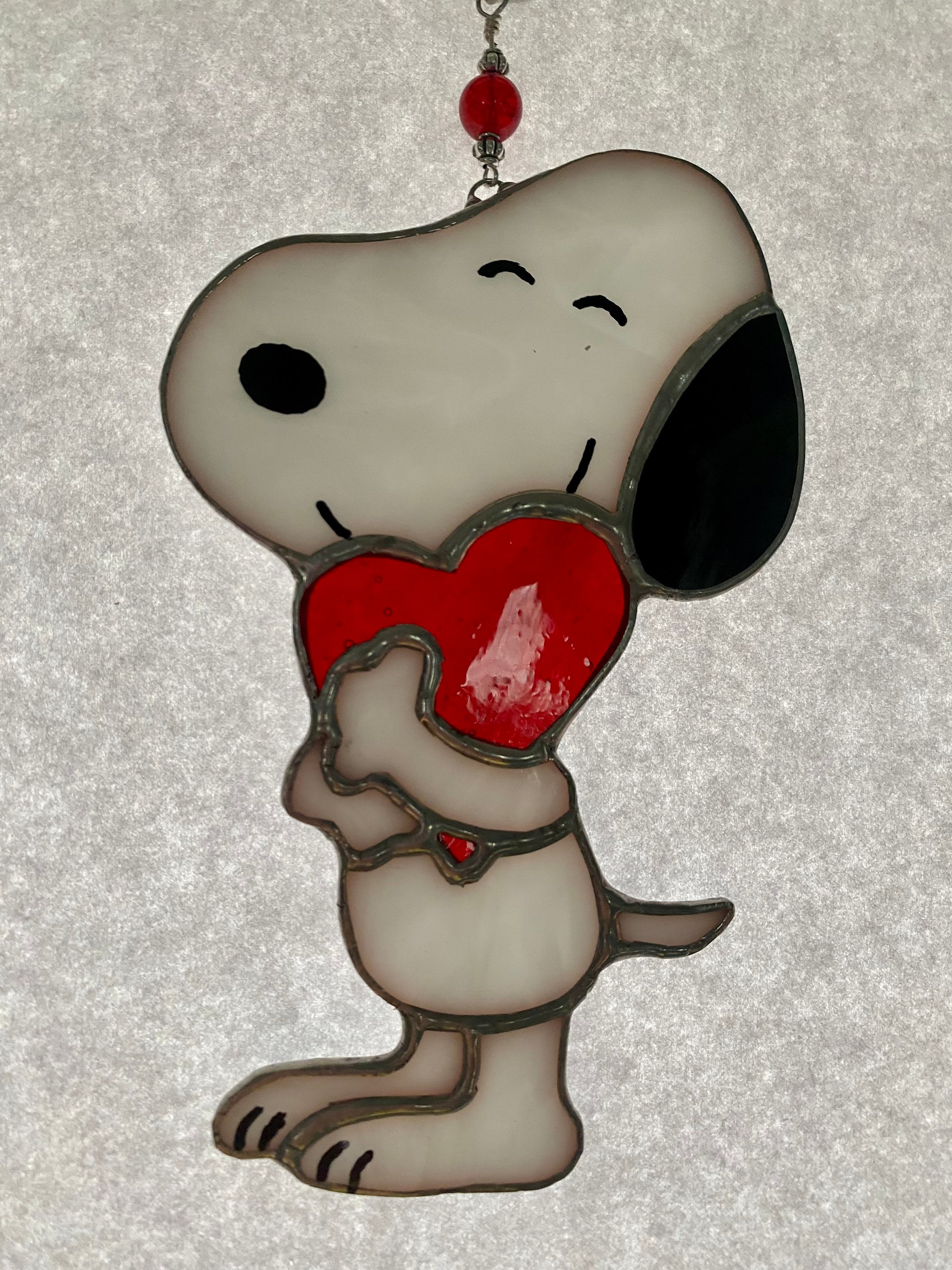 Snoopy With Heart - Etsy