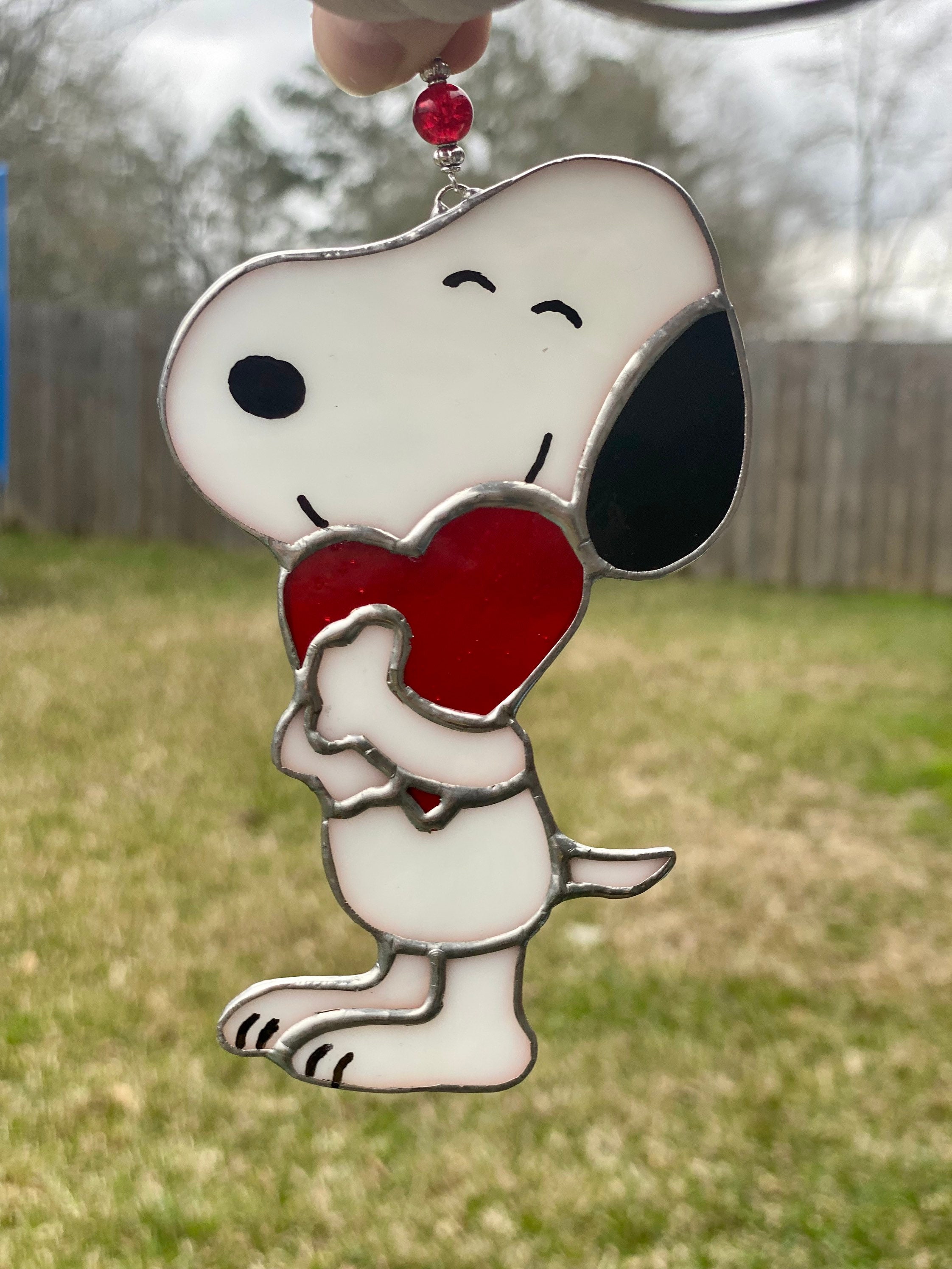 Snoopy With Heart - Etsy