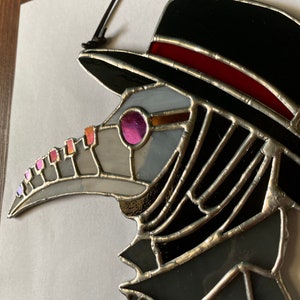 Stained Glass Plague Doctor - Etsy
