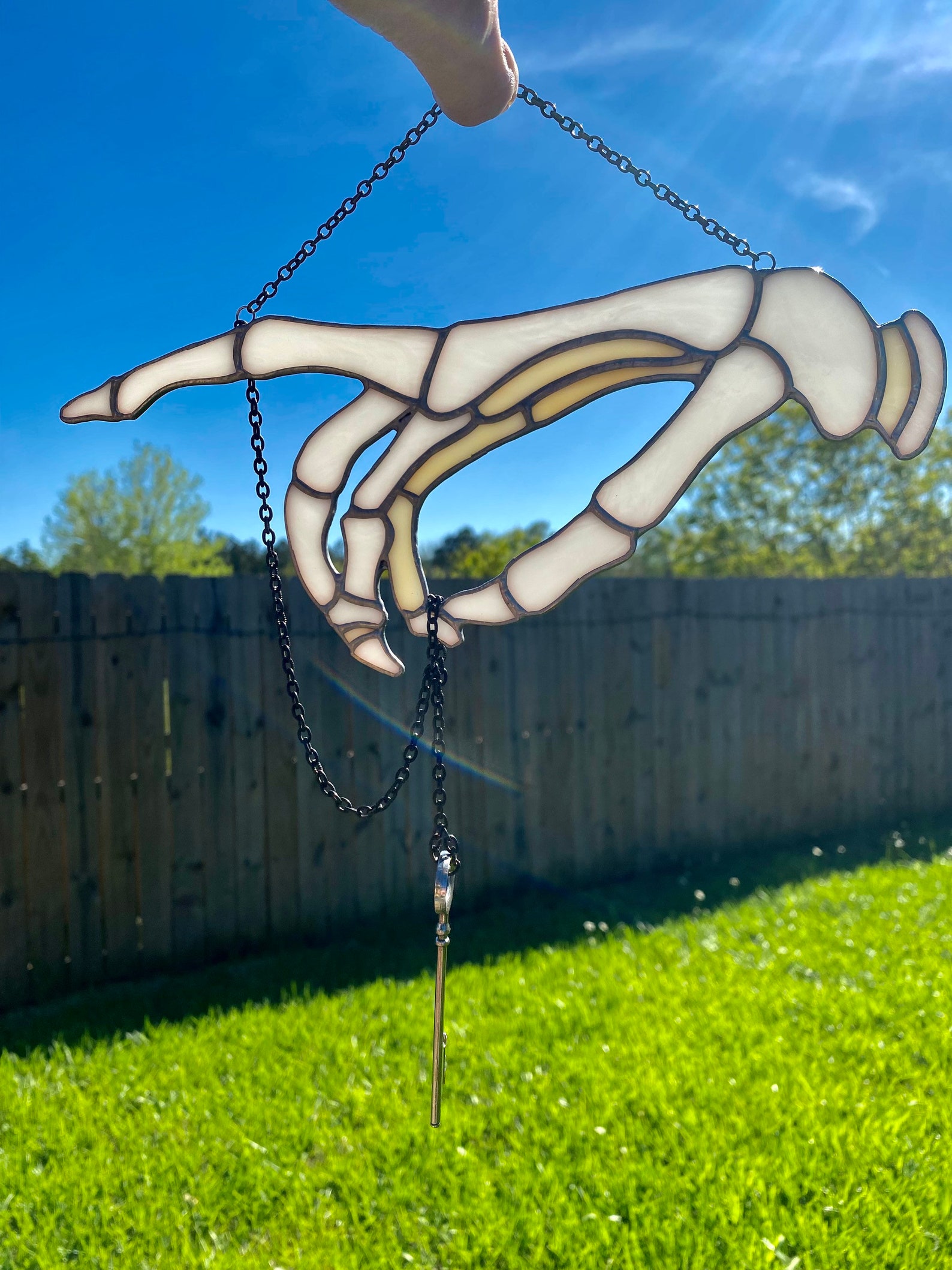 Skeleton Hand With Skeleton Key - Etsy