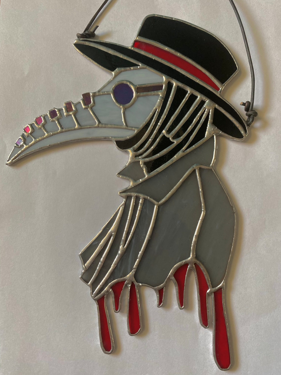 Stained Glass Plague Doctor - Etsy