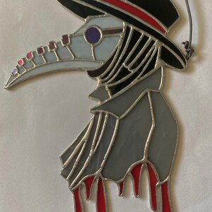 Stained Glass Plague Doctor - Etsy