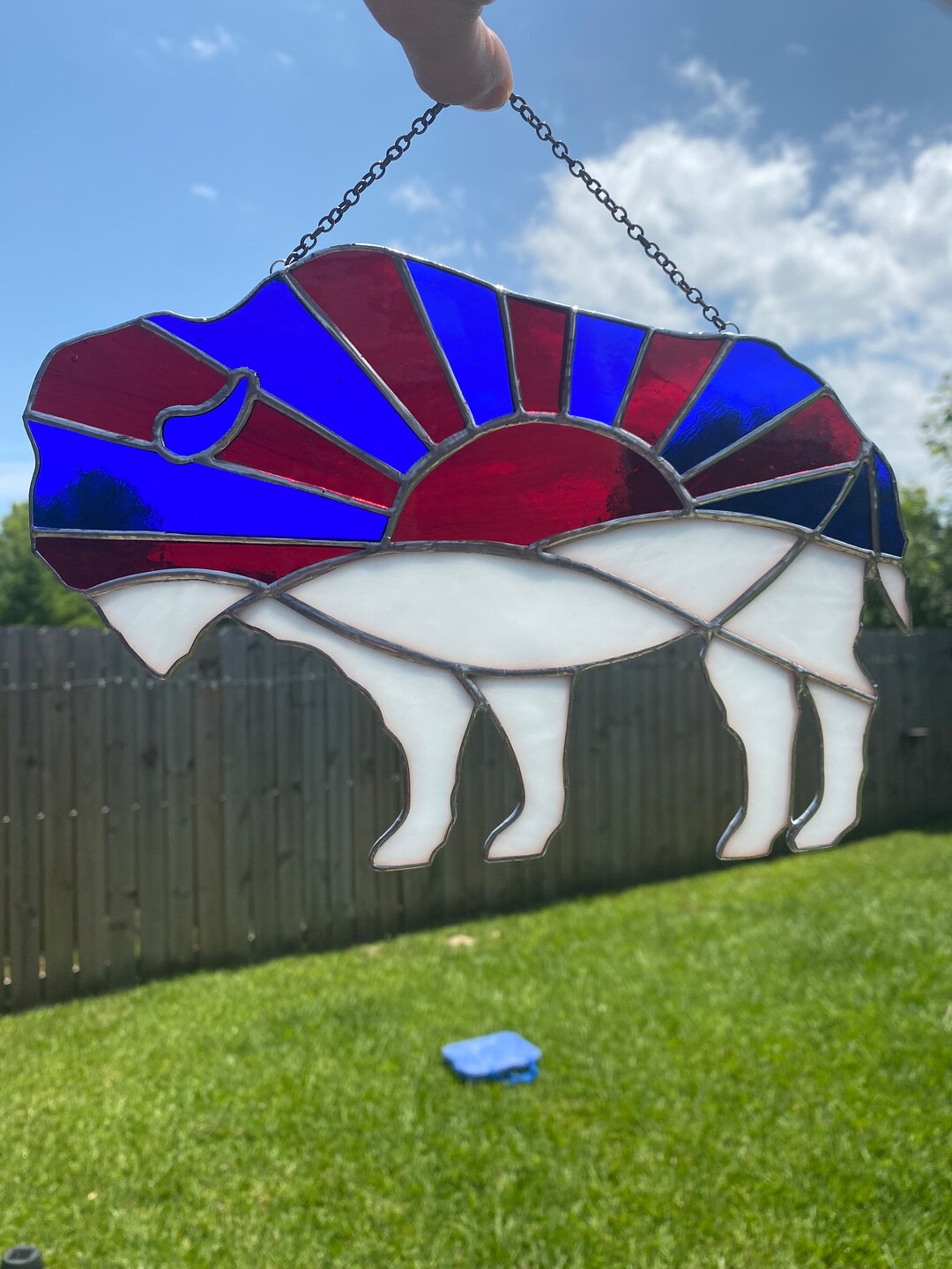 Red/white/blue Buffalo - Etsy