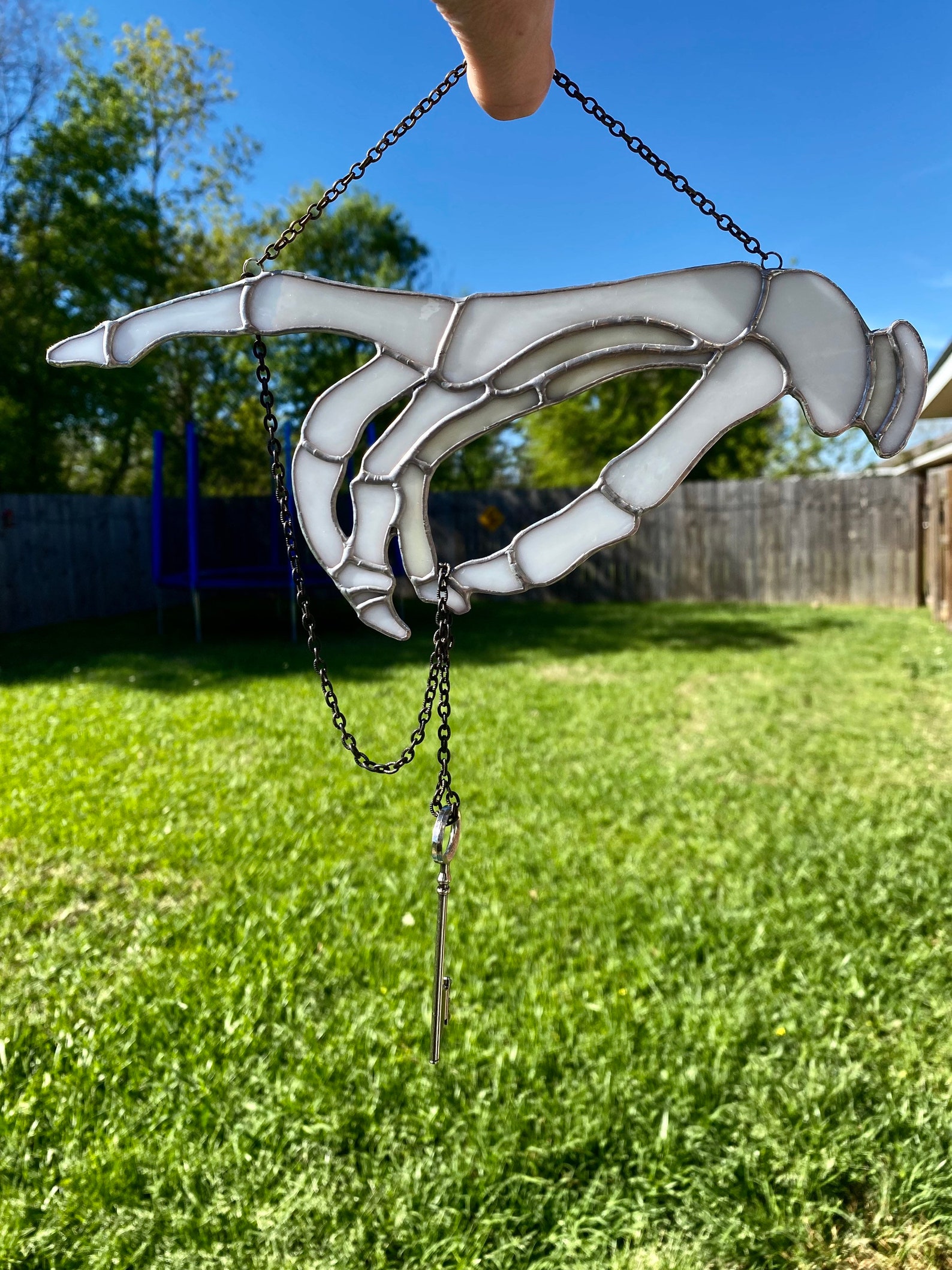 Skeleton Hand With Skeleton Key - Etsy