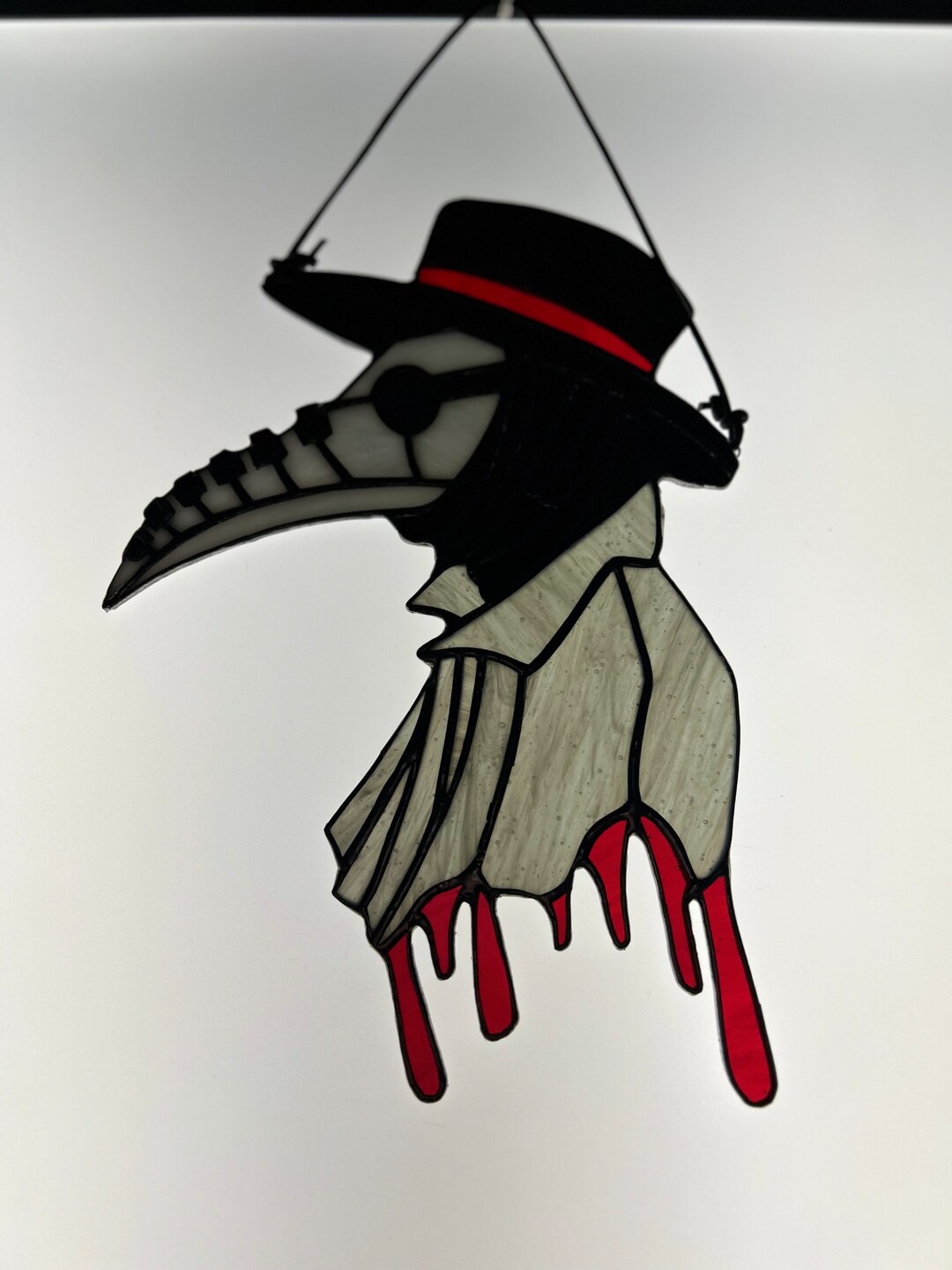 Stained Glass Plague Doctor - Etsy