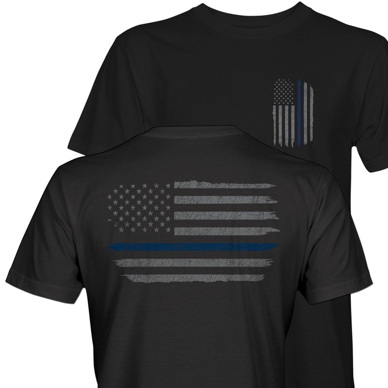 Blue Line Shirts - Etsy