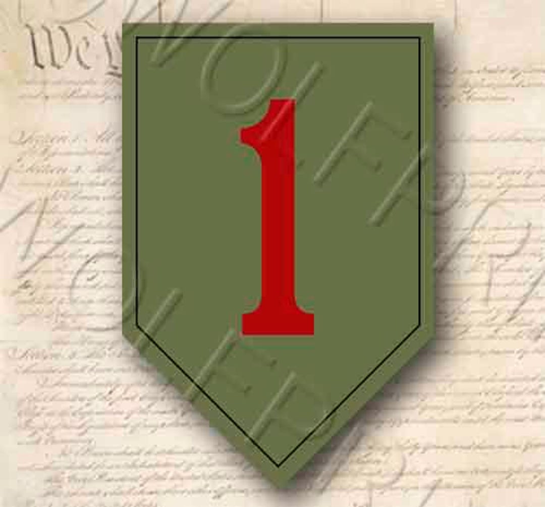 1st Infantry 4.6" Tall Military Army Division Sticker Vinyl Decal - Etsy
