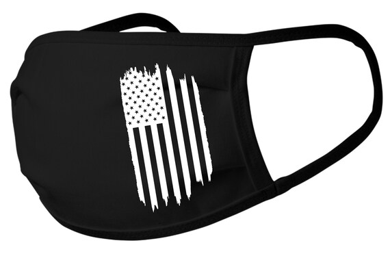 United States Tattered Flag Mask United States Flag Mask | Etsy