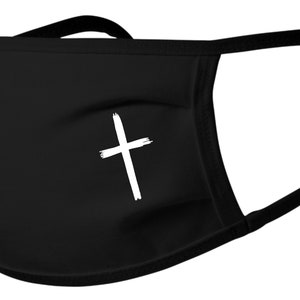 Cross Mask 7 Types | Faith Mask | Religious Face Mask | Christian Black ...