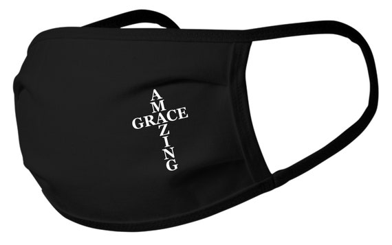 Amazing Grace Mask Faith Mask Religious Face Mask - Etsy