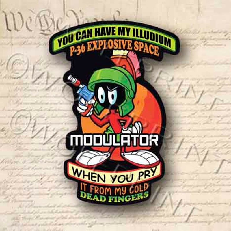 Marvin the Martian Sticker - Etsy