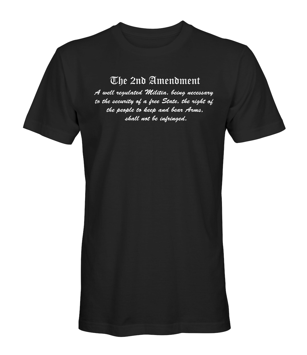 2nd Amendment Text Shirt Mens and Womens Sizes 2A Script - Etsy