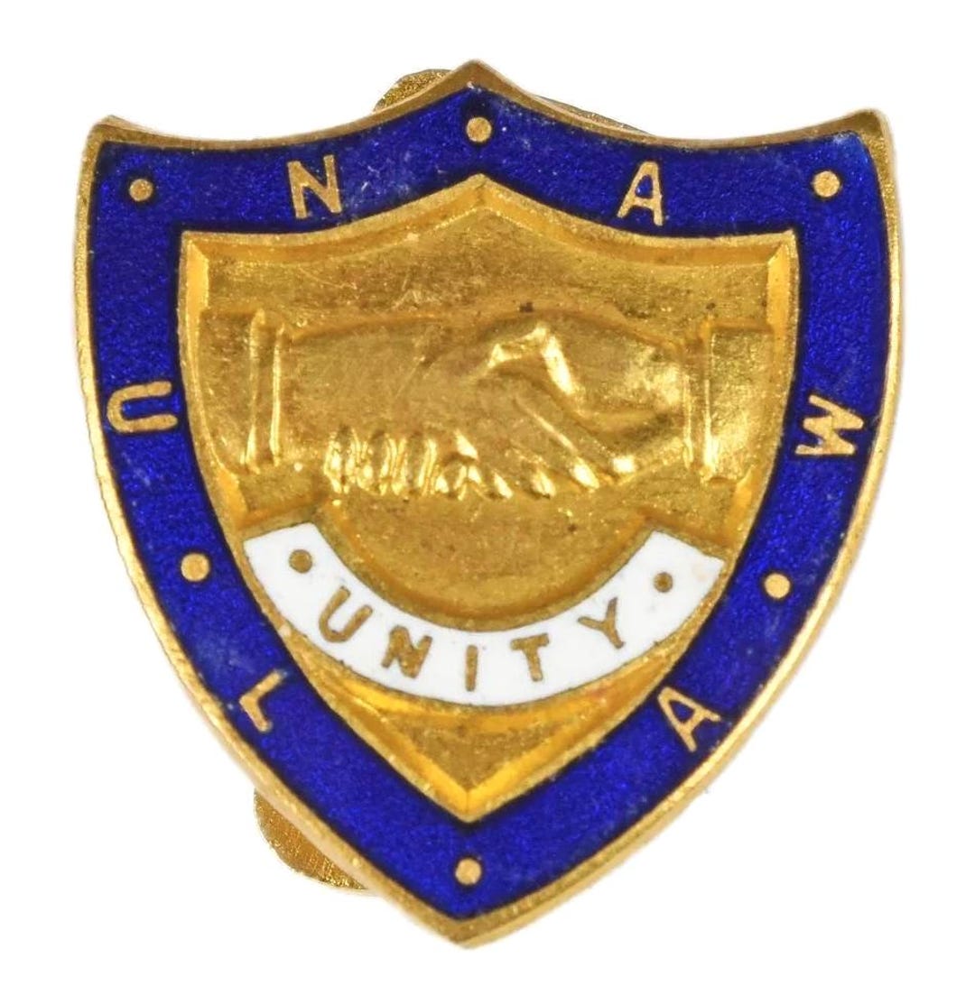Vintage the National Amalgamated Union of Life Assurance Workers Enamel ...
