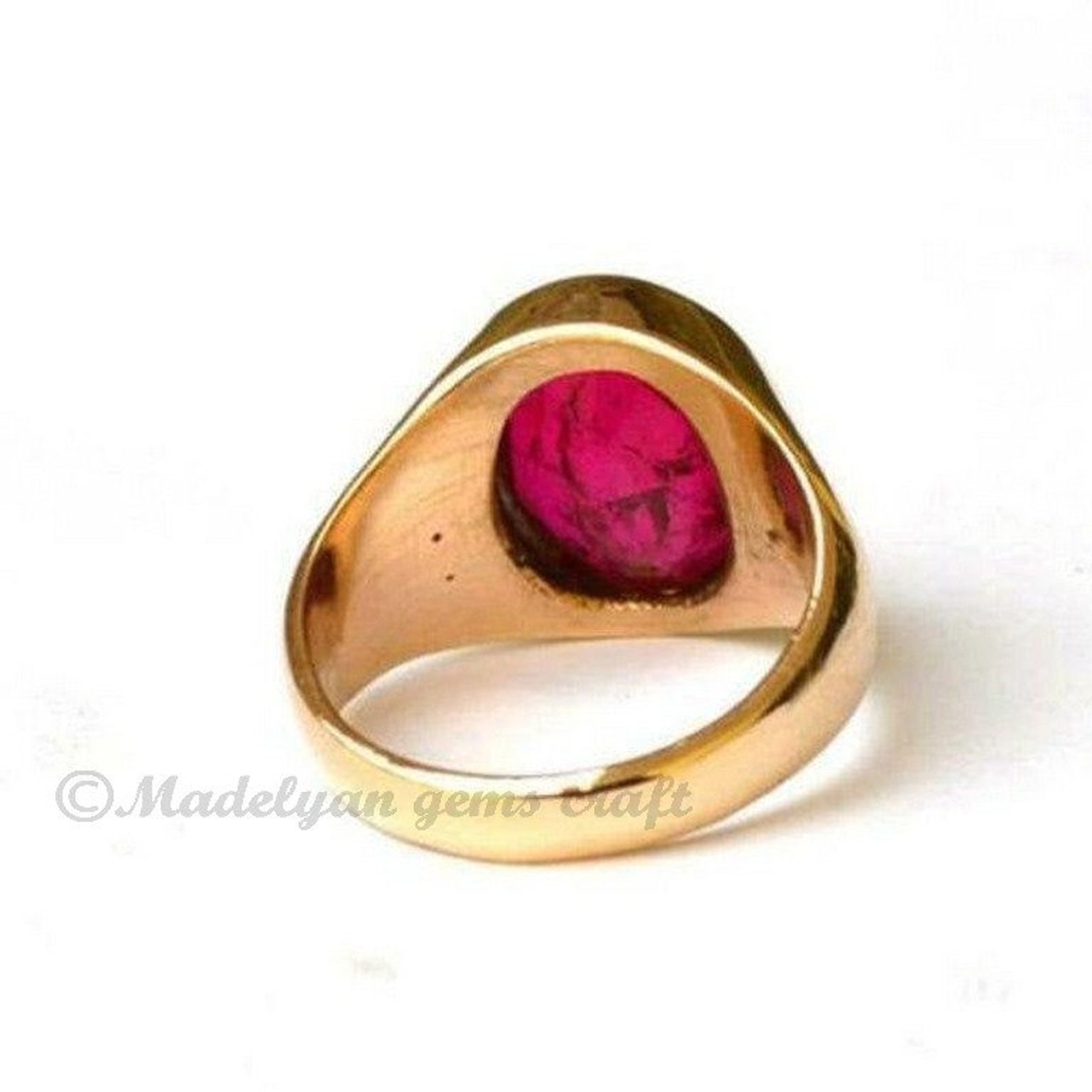 Natural Ruby Gemstone Ring Solid 925 Sterling Silver Ring for - Etsy