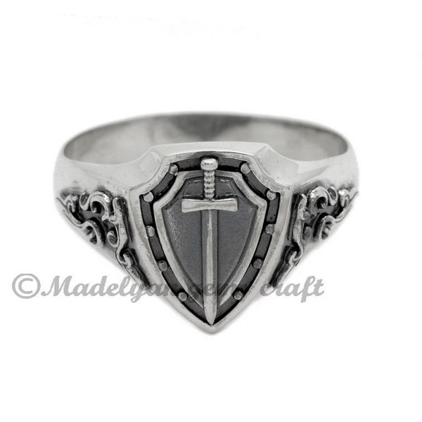 Shield Ring - Etsy