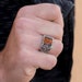 925 Sterling Silver Bloodstone Signet Ring Mens Ring Black - Etsy