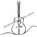 Guitar Drawing - INSTANT DOWNLOAD - Printable Minimalist Line Art for ...