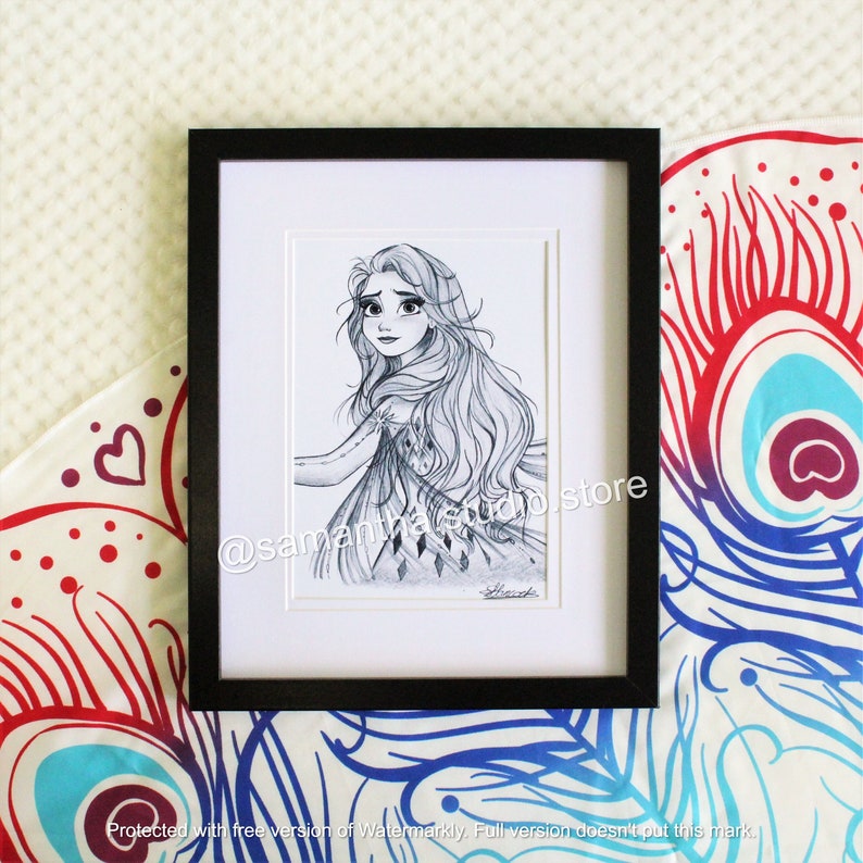 Spirit Elsa (frozen Two) - INSTANT DOWNLOAD - Character Printable Art ...