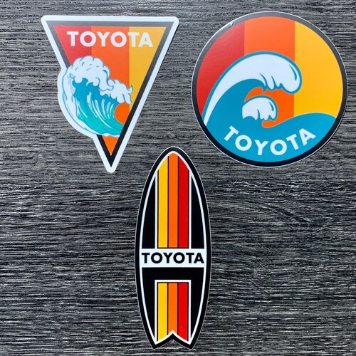 Toyota Sticker Tacoma Tundra 4WD TRD 4x4 Vintage Retro Logo - Etsy