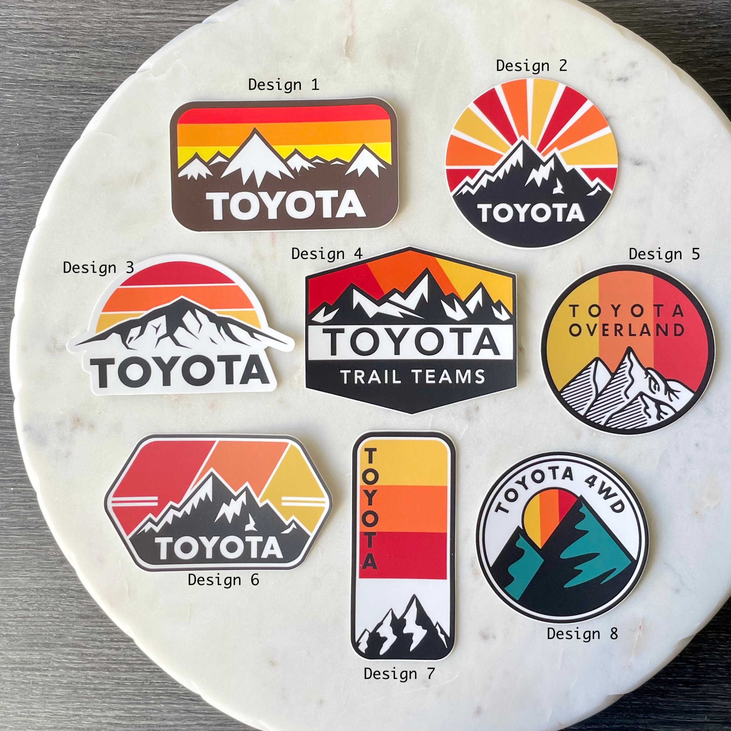 Toyota 4WD Outdoor Adventure Vinyl Stickers / Decal Tacoma - Etsy Australia