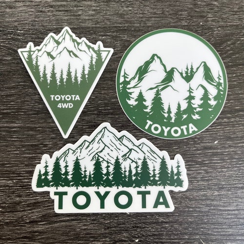 Toyota Sticker Tacoma Tundra 4WD TRD 4x4 Vintage Retro Logo - Etsy