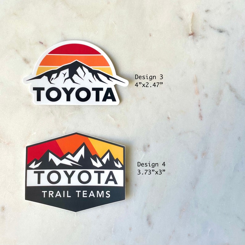 Toyota 4WD Outdoor Adventure Vinyl Stickers / Decal Tacoma - Etsy Australia