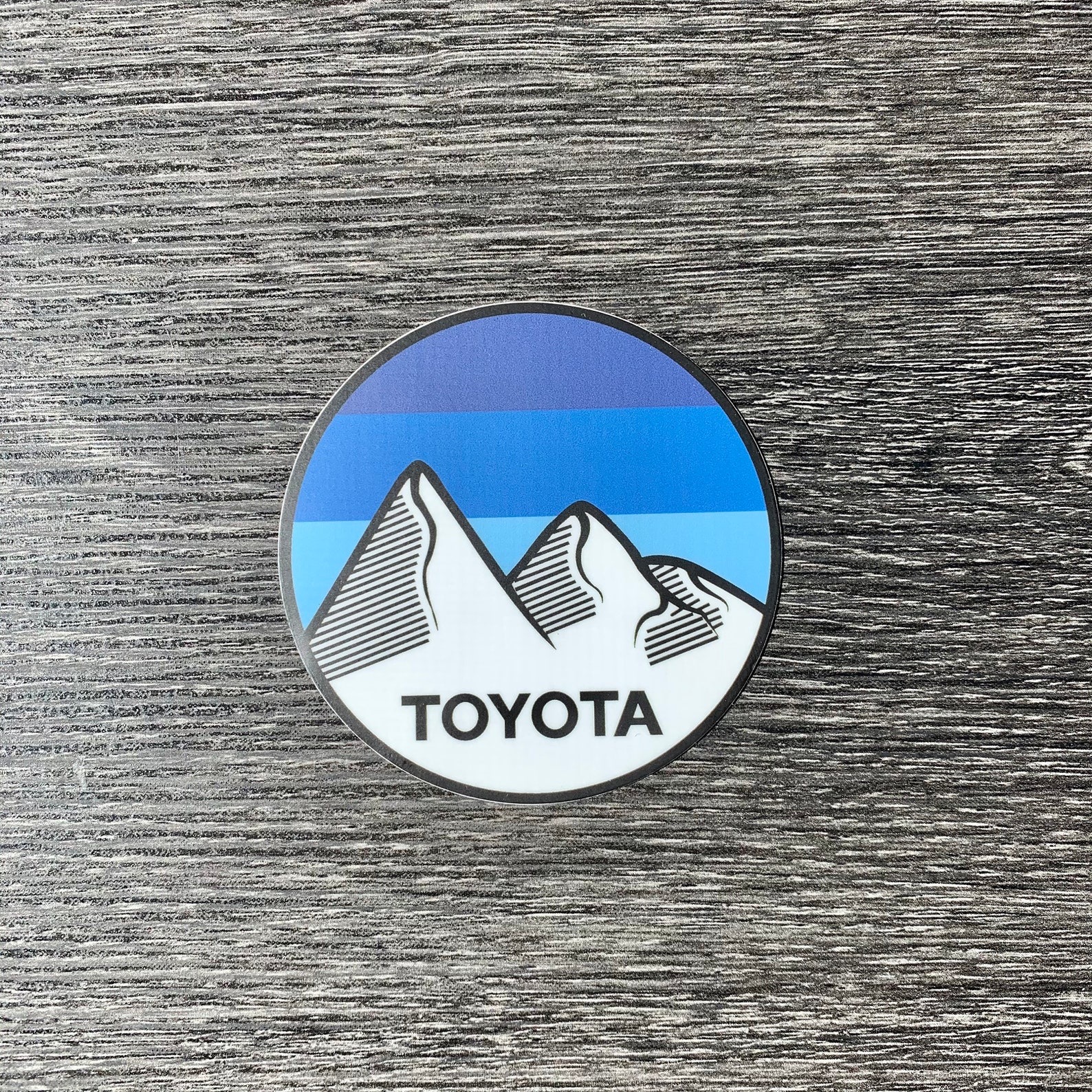 Toyota 4WD Outdoor Adventure Blue Stripes Vinyl Stickers | Etsy