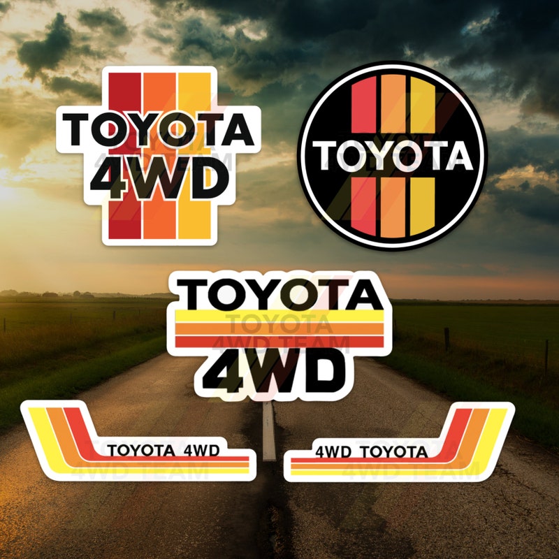Toyota Retro Stripes - Etsy