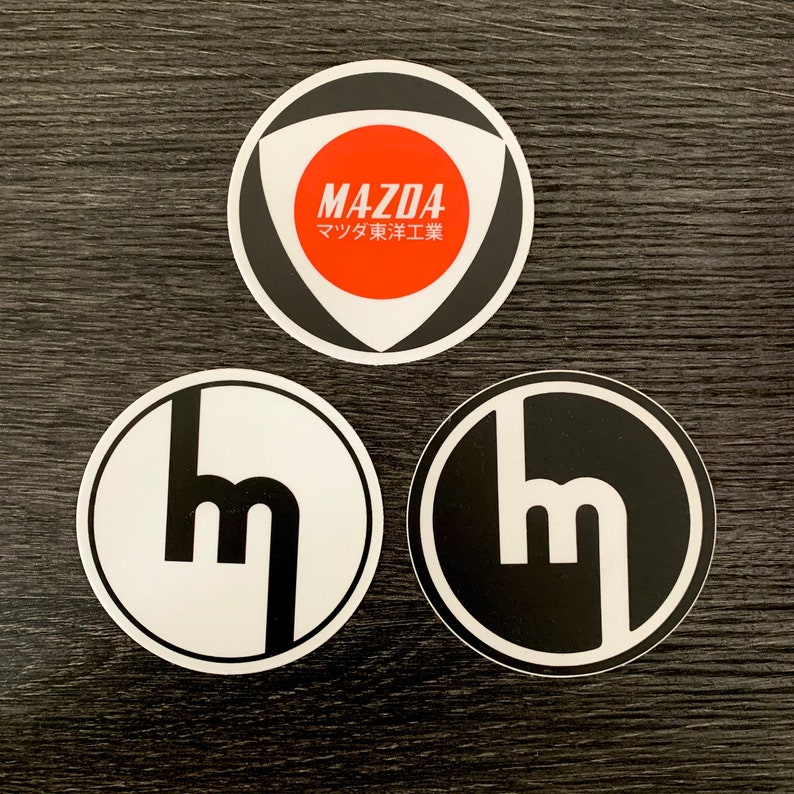 Vintage Mazda Logo Sticker / Retro Decal Japanese Rotary RX2 - Etsy
