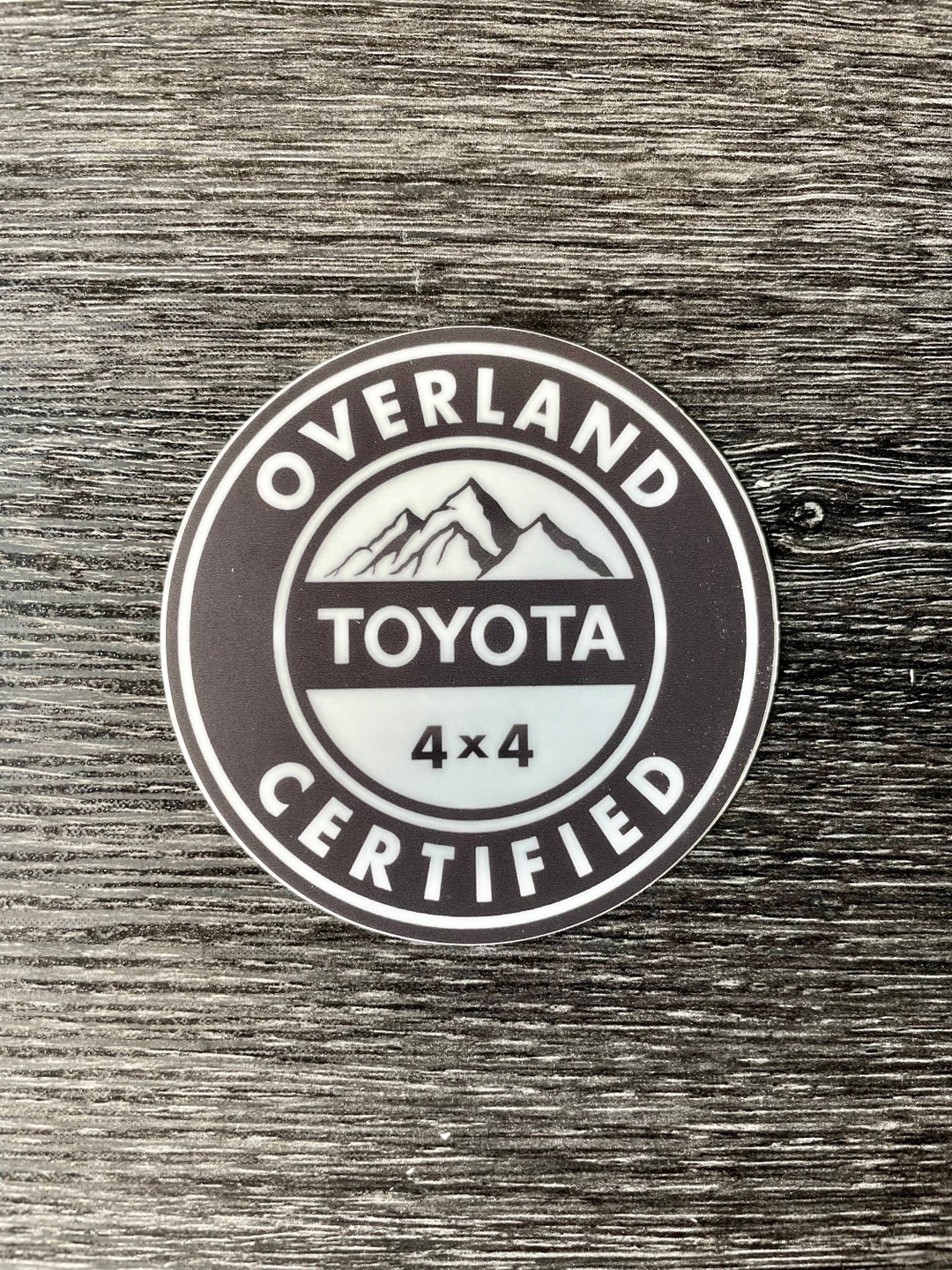 Toyota Overland Certified 4x4 Vinyl Stickers / Retro Decal - Etsy