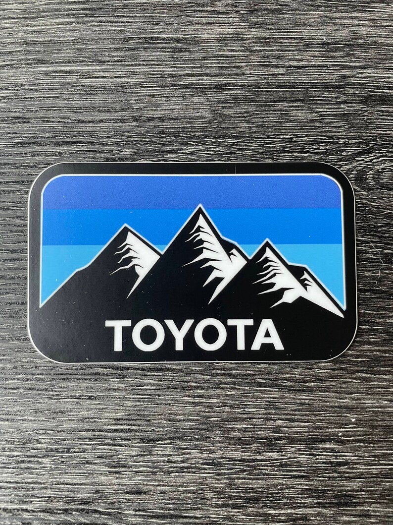 Toyota 4WD Outdoor Adventure Blue Stripes Vinyl Stickers | Etsy