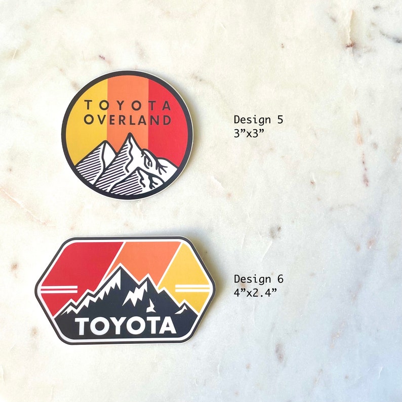 Toyota 4WD Outdoor Adventure Vinyl Stickers / Decal Tacoma - Etsy Australia