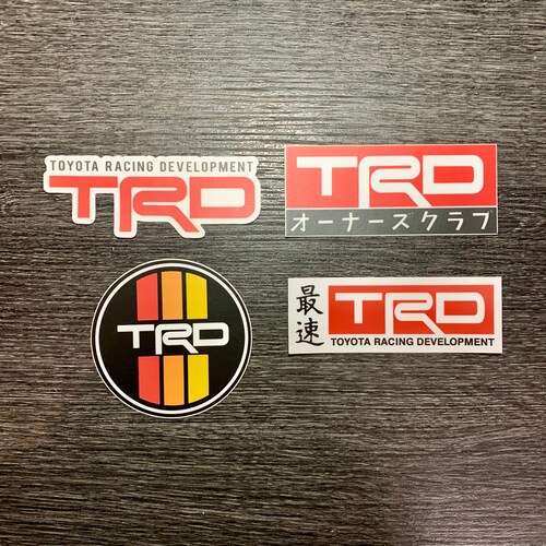 Toyota Racing Development TRD Tacoma Tundra 15 Vinyl Stickers - Etsy
