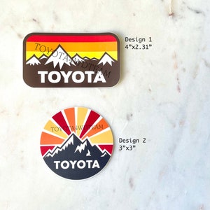 Toyota 4WD Adventure Stickers: Retro Japanese Decals - Etsy