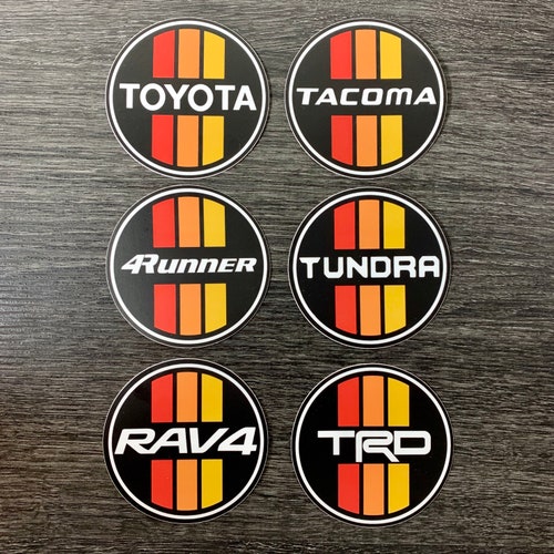 Toyota TRD Classic TRD Logo Decal GLOSS Vinyl Paper & Party Supplies ...