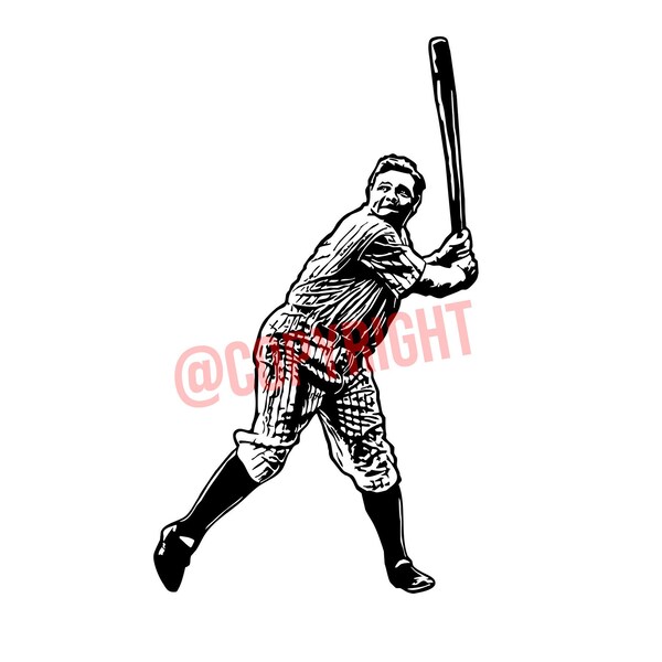 Babe Ruth - Etsy
