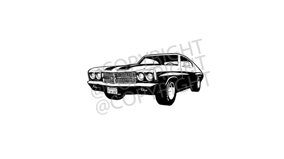 Chevelle SS 1970 .SVG .PNG 4K - Etsy